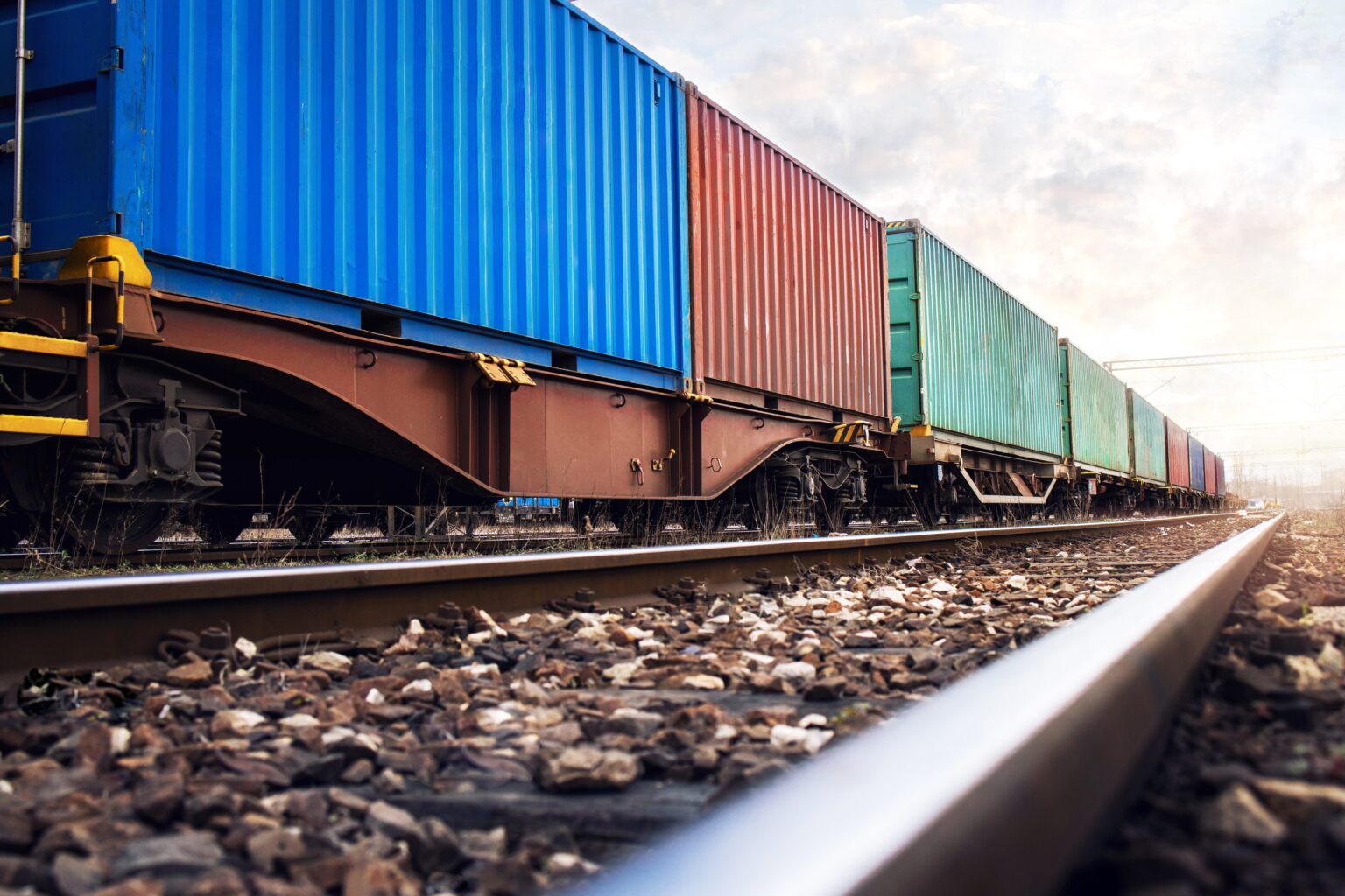 Trends in global rail freight shipping networks