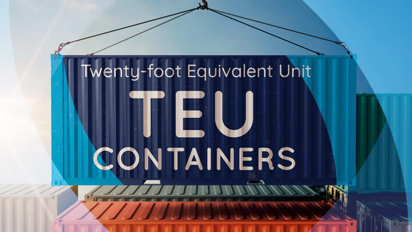 Use of TEUs in container shipping industry