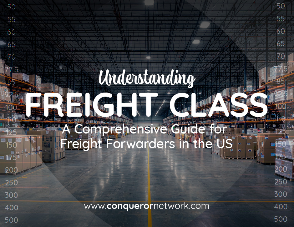 Freight class guide for freight forwarders in USA